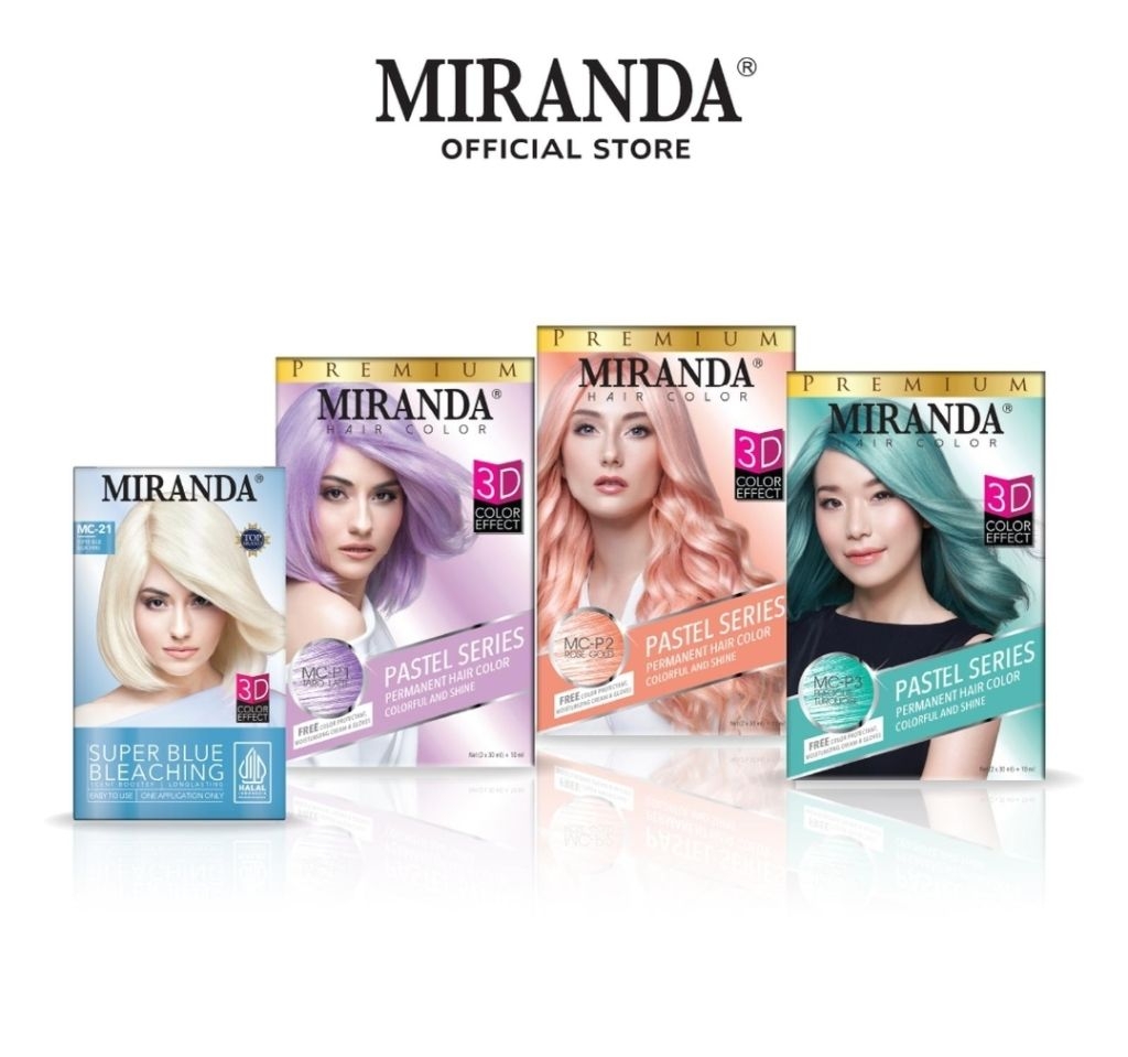 Miranda pastel series mc21 hair color 3d permanent | Shopee Malaysia