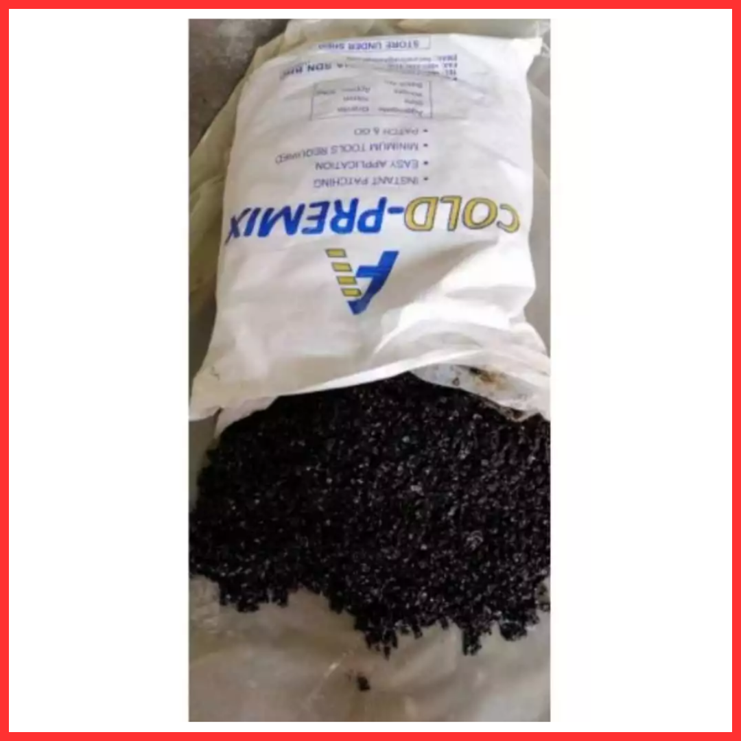 All weather Cold Road Premix 25KG BAG cold mix Asphalt Turap Jalan ...