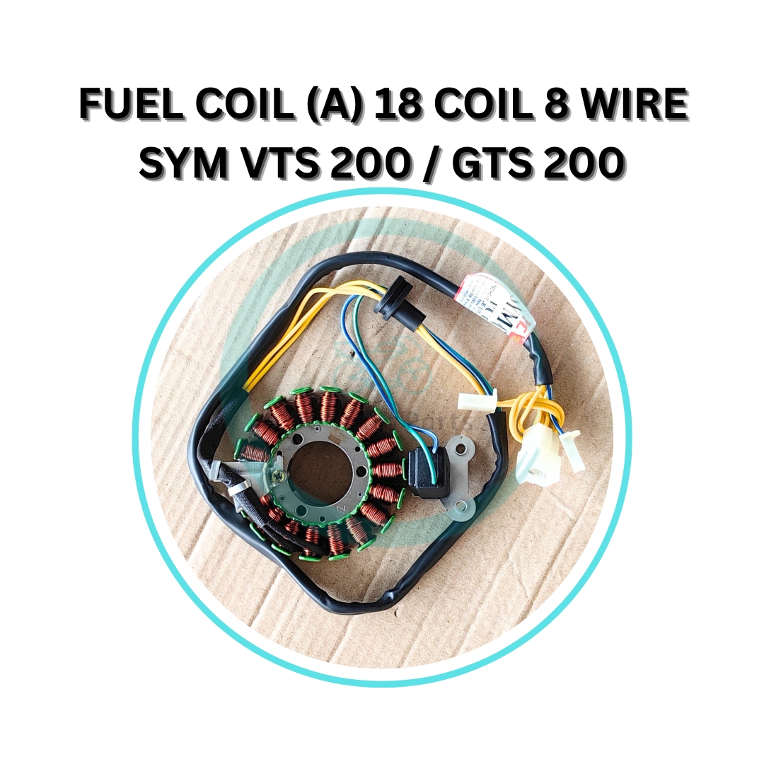 FUEL COIL MOTOR STATOR COIL MAGNET COIL STARTER KOIL SYM VTS 200 VTS200 ...