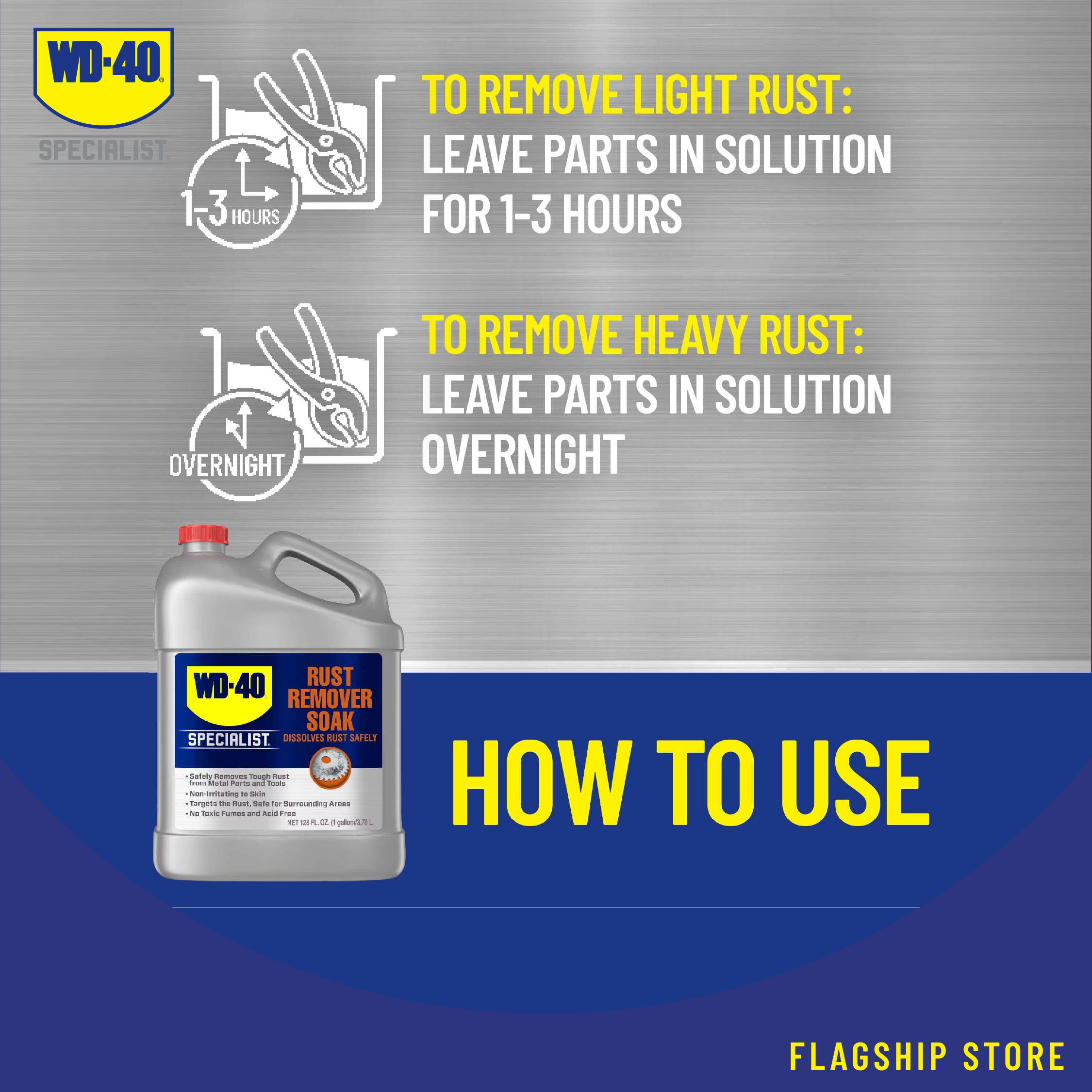 WD-40 Specialist Product Rust Remover Soak 1 Gallon | Shopee Malaysia