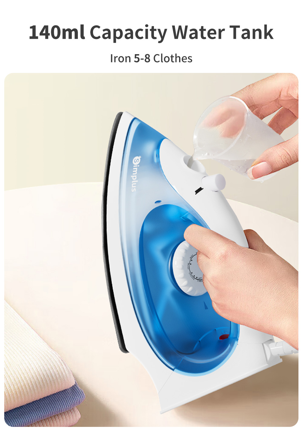 Simplus Electric Steam Iron Garment Steamer丨1300W | 22g/min Steam ...