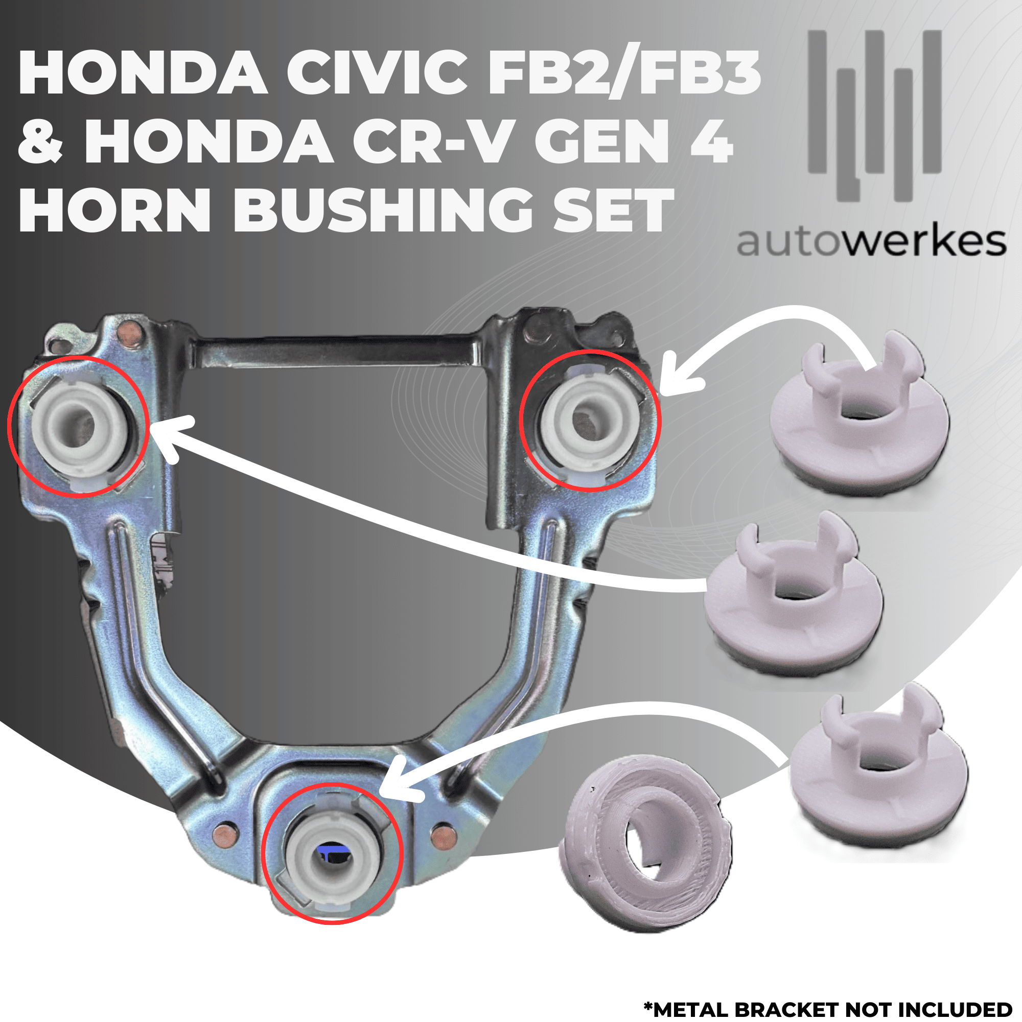 Honda Civic FB2/FB3 2011 - 2016 & Honda CR-V RM1/RM4 2011 - 2018 Horn ...