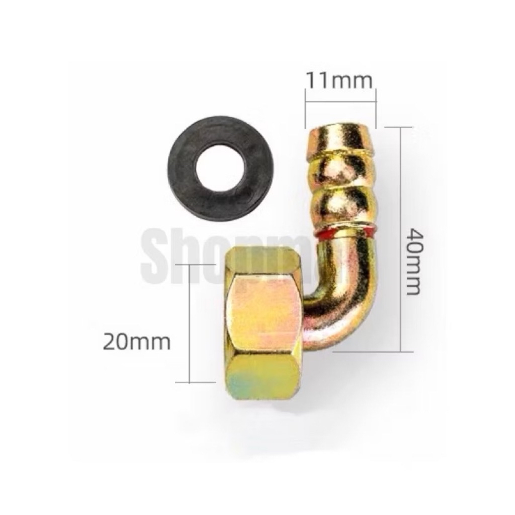 Penyambung Dapur Gas Universal Gas Joint 8-12mm to L Type Joint Hose ...