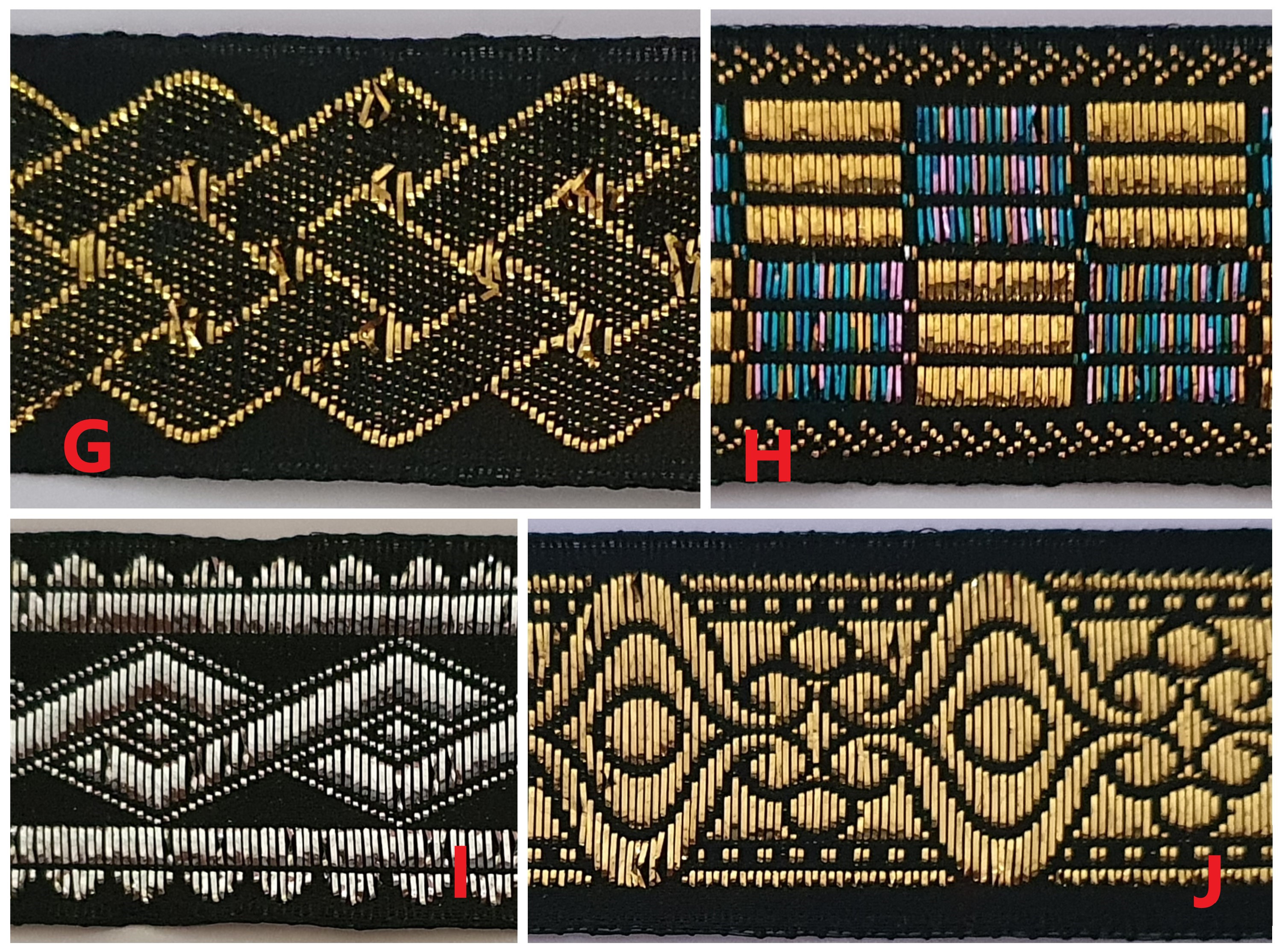 Jacquard Border Lace / Trim / Songket Ribbon Renda / Reben Songket ...