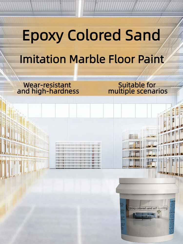 5-IN-1 epoxy floor paint epoxy colored sand floor paint kayuliti tinggi ...