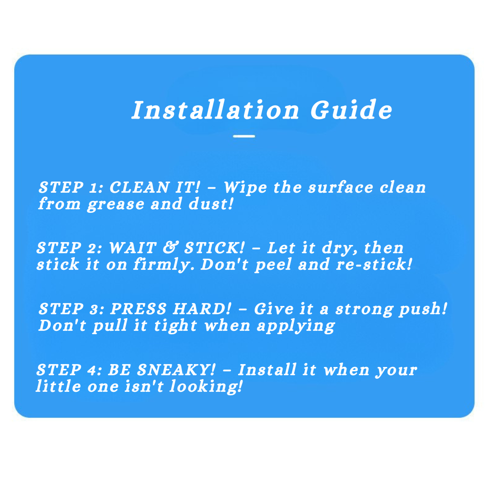 Baby Safety Lock Adhesive Anti Pinch Child Protection for Cabinet Door ...