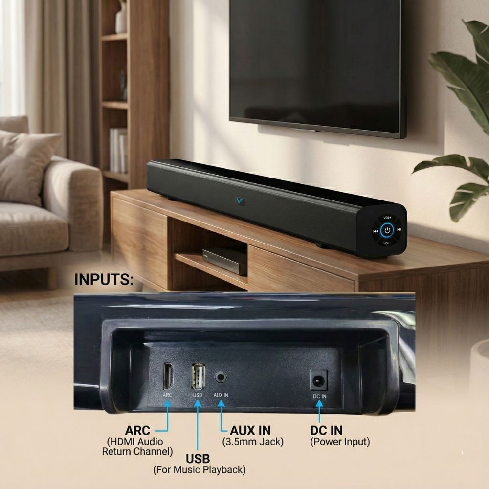 Vinnfier VF Hyperbar 2000 Naik Taraf Bunyi TV Wireless Bluetooth TV ...