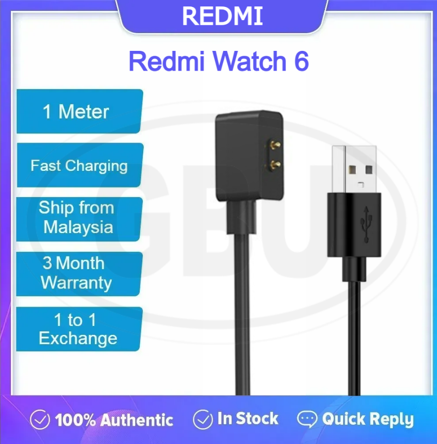 Xiaomi Redmi Watch 6 / Redmi 6 USB Magnetic Charger Dock Cradle ...