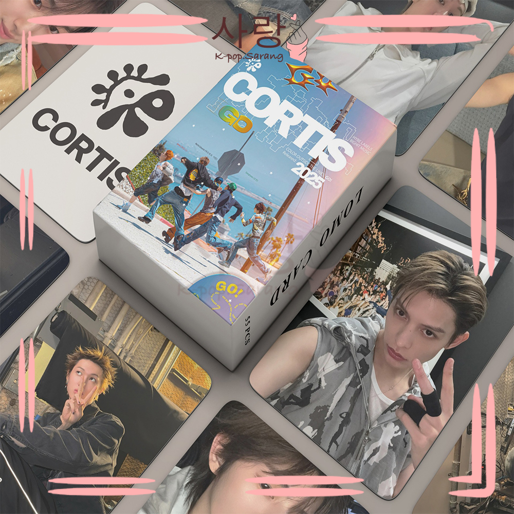 55pcs CORTIS《CORTIS》Rainbow Group LOMO Card Set Collection Kpop Ahn ...