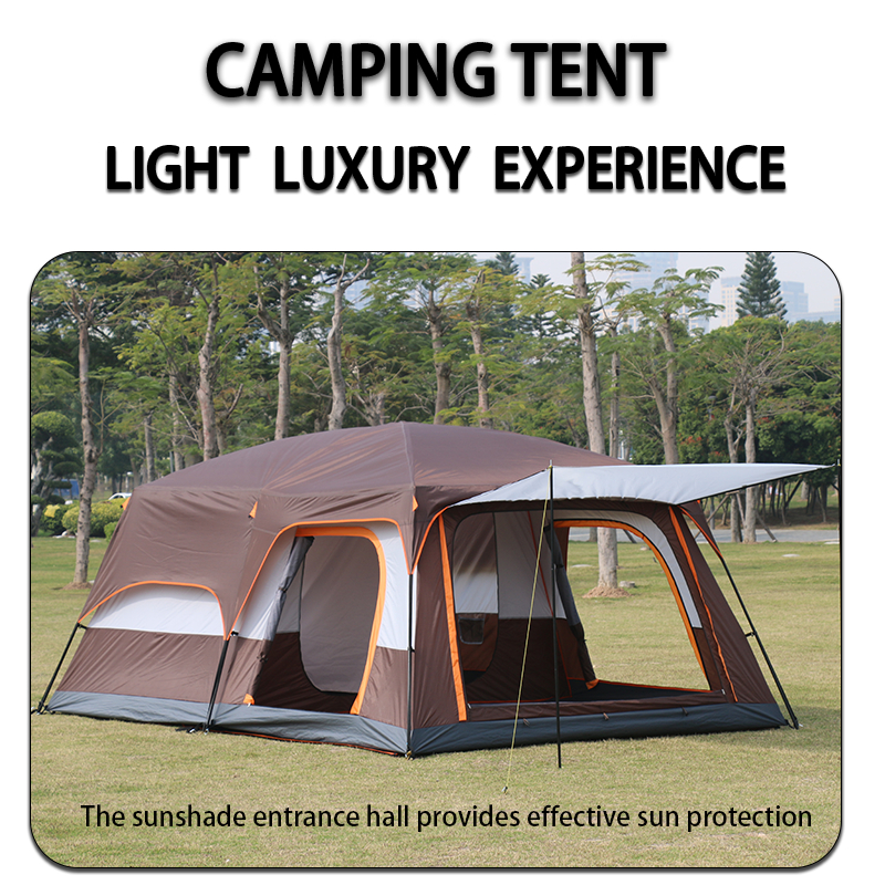 Khemah Unta Camel Tent Large Camping Tent Waterproof | 2 Rooms Double ...