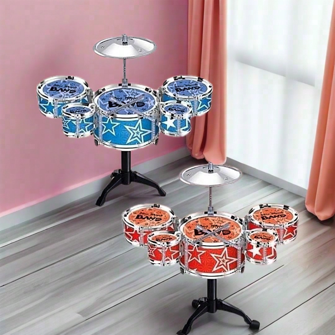 🔥5 Drums🔥 Trendy Jazz SW777 Mini BIG Children 5 Drums Drum Set Kids ...