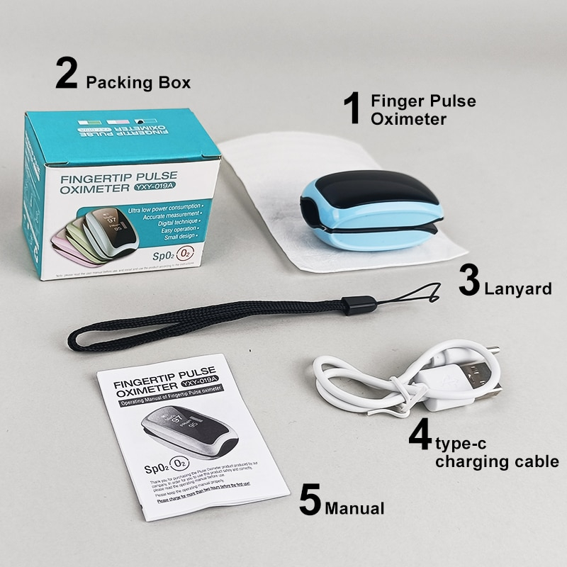Medical Pulse Oximeter on the Finger for Child Baby and Adults Useful ...
