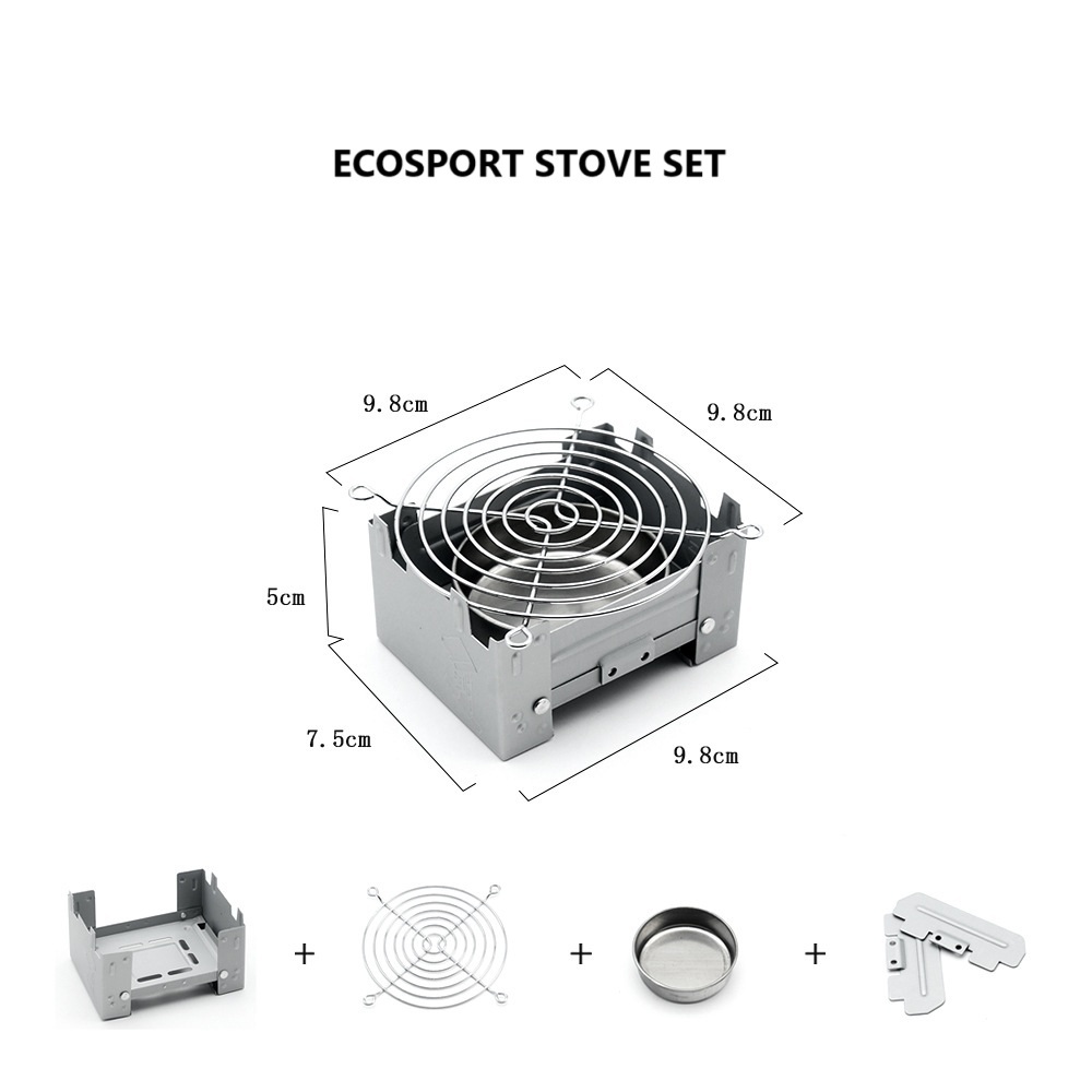 EcoSport 4pcs Hexamine Alcohol Fuel Tablet Lilin Askar Foldable Solid ...