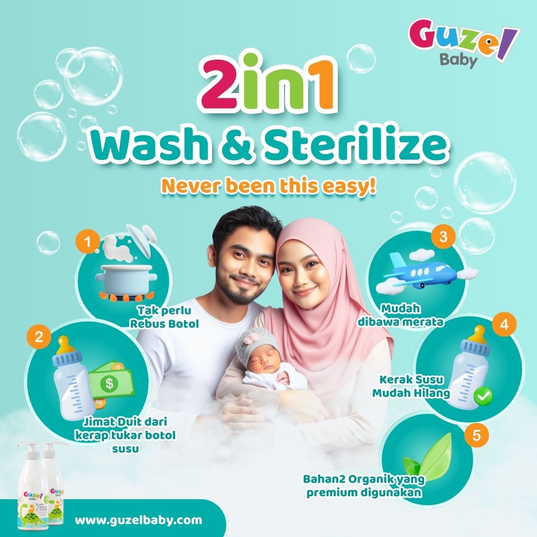 [OFFICIAL HQ] Guzel Baby 2 in 1 Bottle Cleanser & Sterilizer Exclusive ...