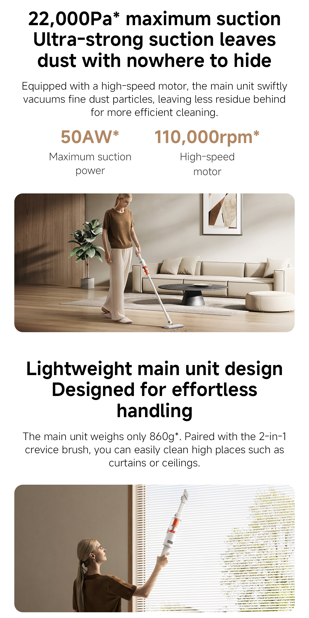 [New]Xiaomi Vacuum Cleaner P30 | 22000Pa maximum suction/5-stage ...