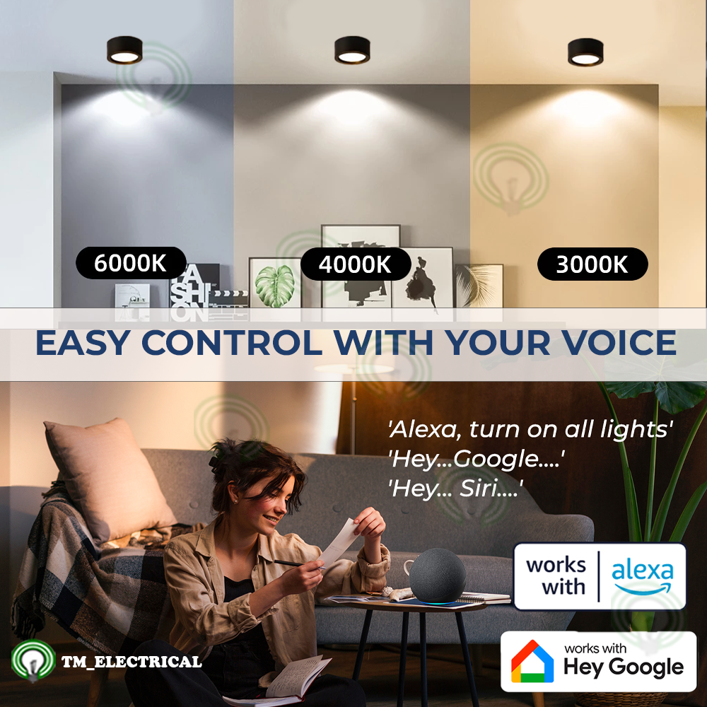 ORITZ AI SMART LED DOWNLIGHT 6 INCH Tuya App, RGB+CCT, Bluetooth ...