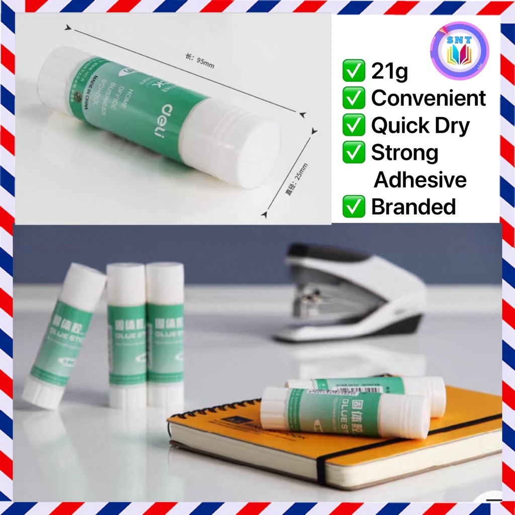 Deli 7102 21g Strong Adhesive Solid Glue Stick Gum Office School ...
