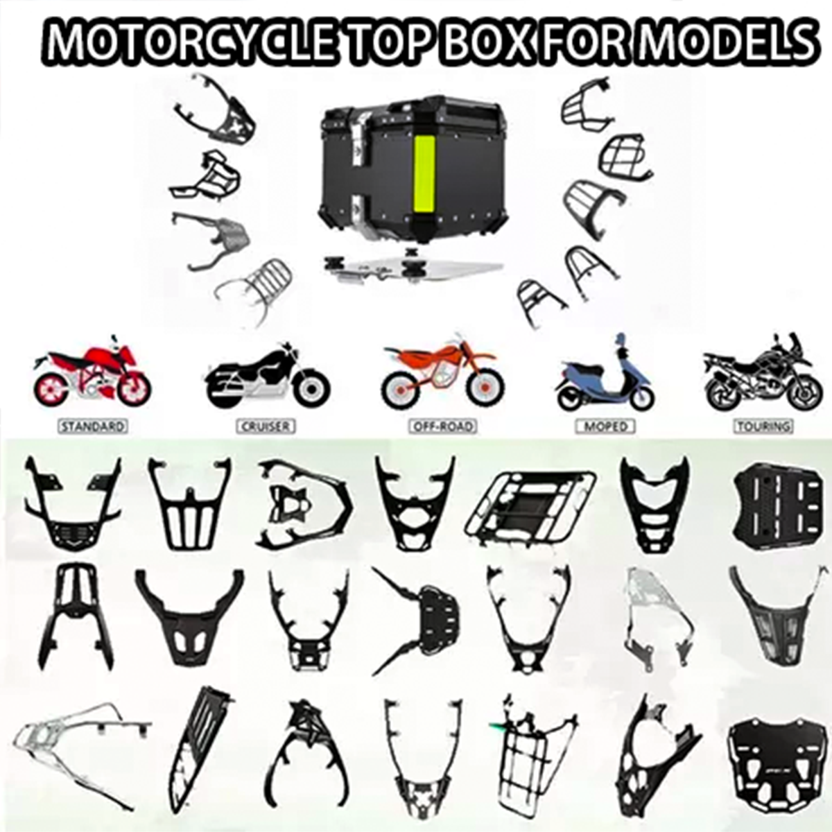 【1 YEAR WARRANTY】HONDA RSX RS-X150 MONORACK LIPAT JB STYLE 57/50L ABS ...
