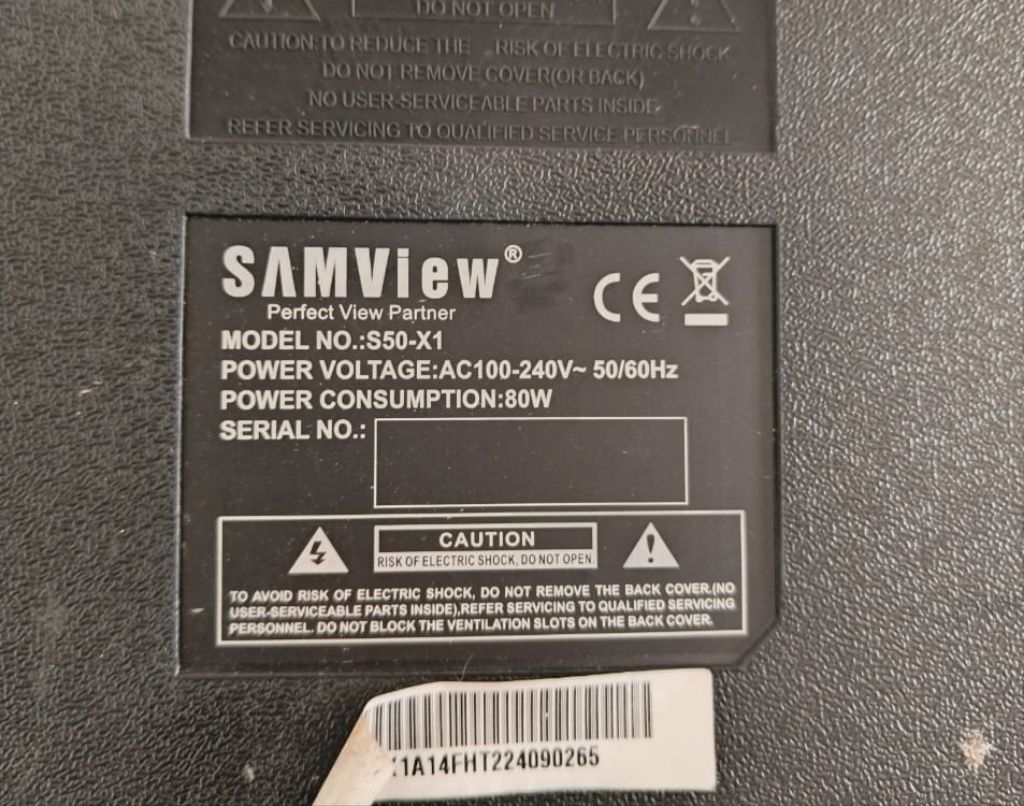 SAMView S50-X1 LED TV Motherboard speaker sensor | Shopee Malaysia