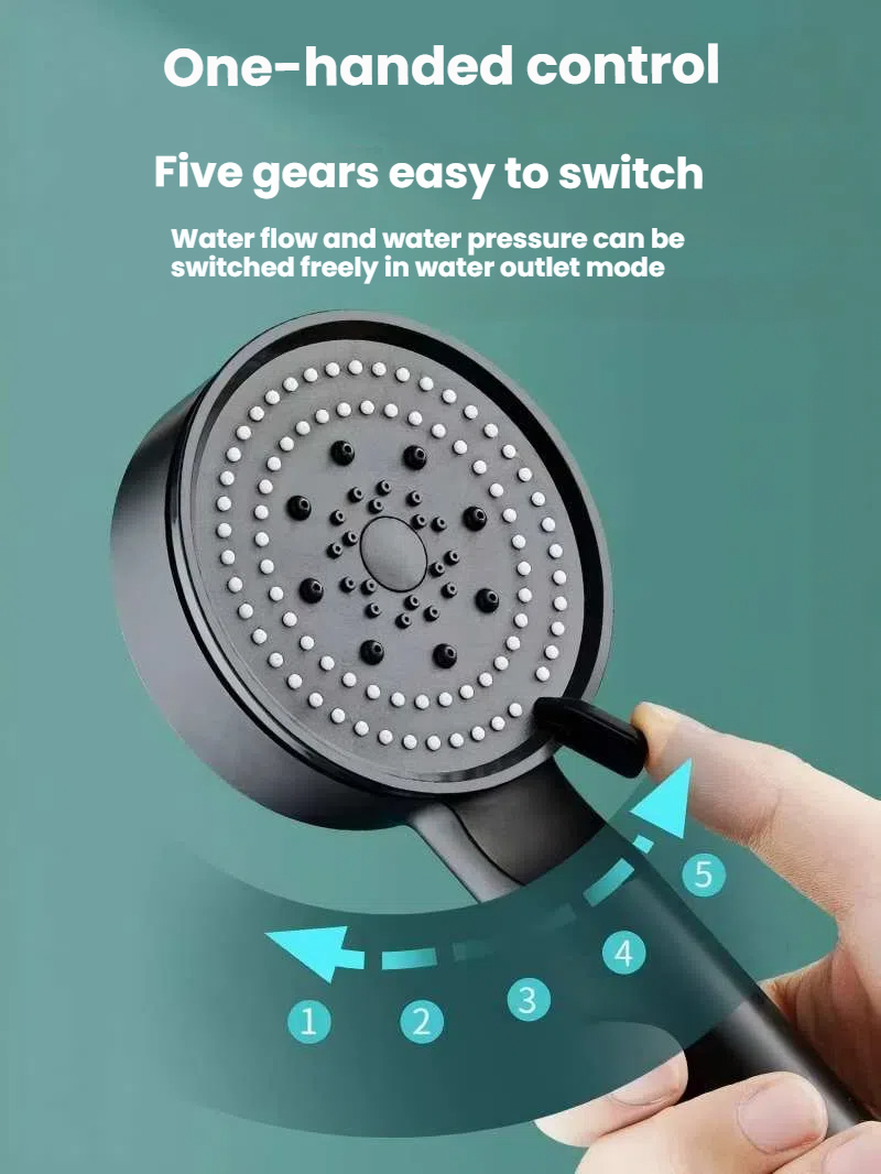Shower head High pressure 5 Modes Supercharge Bidet Spray One-Click ...