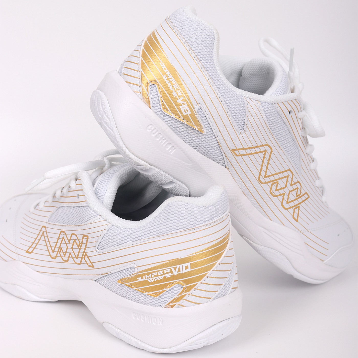 MAXX JUMPER WAVE V10 PROFESSIONAL Tournament Badminton Shoes with ...