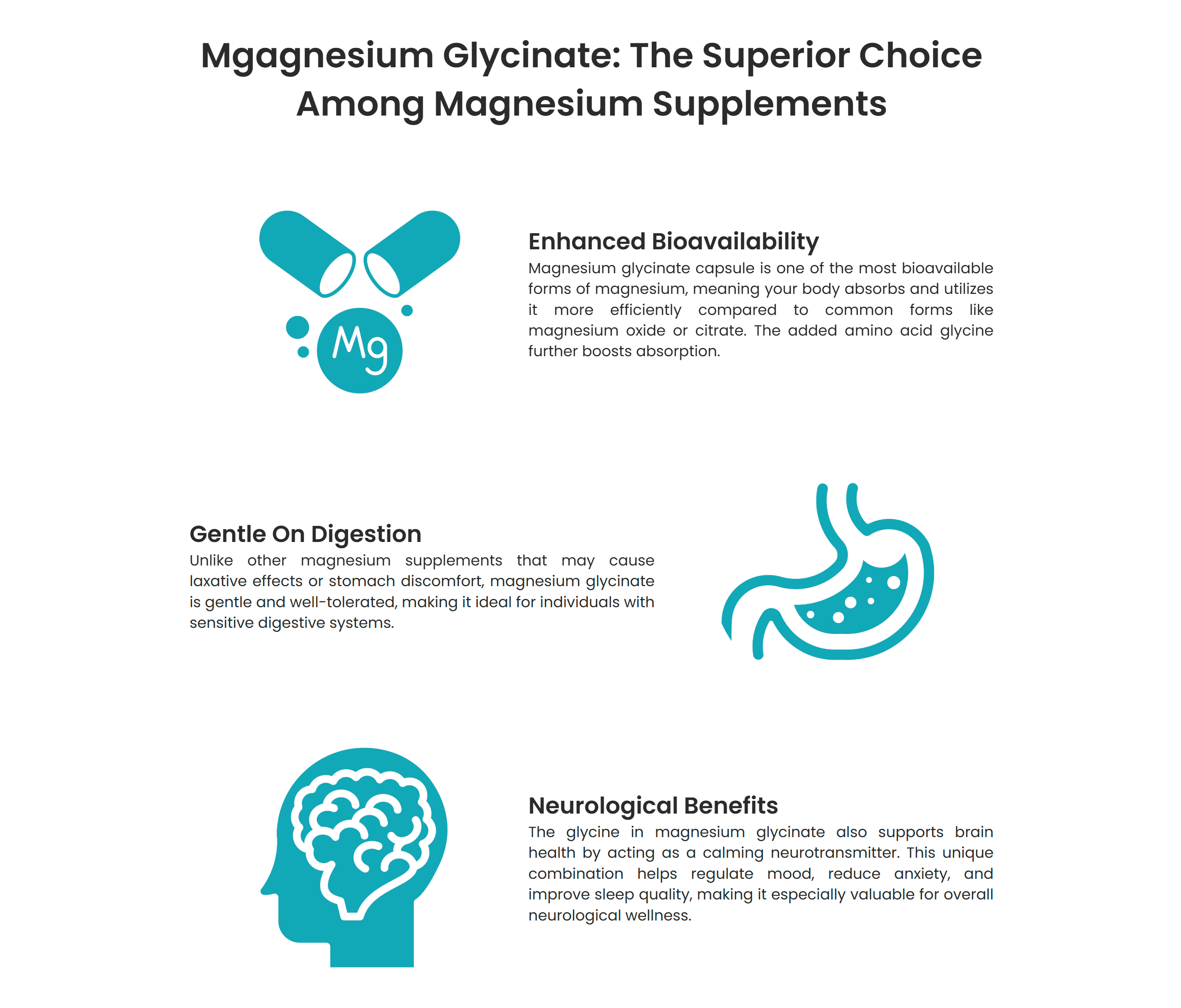 Nano Singapore Magnesium Glycinate 834MG - Improve Sleep Quality ...
