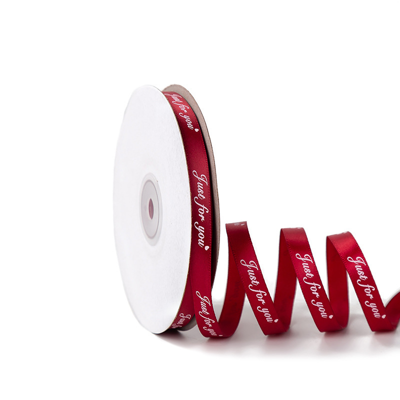 1cm Printed Ribbon – Reben Cetak ‘Just For You’ untuk Pembungkusan ...
