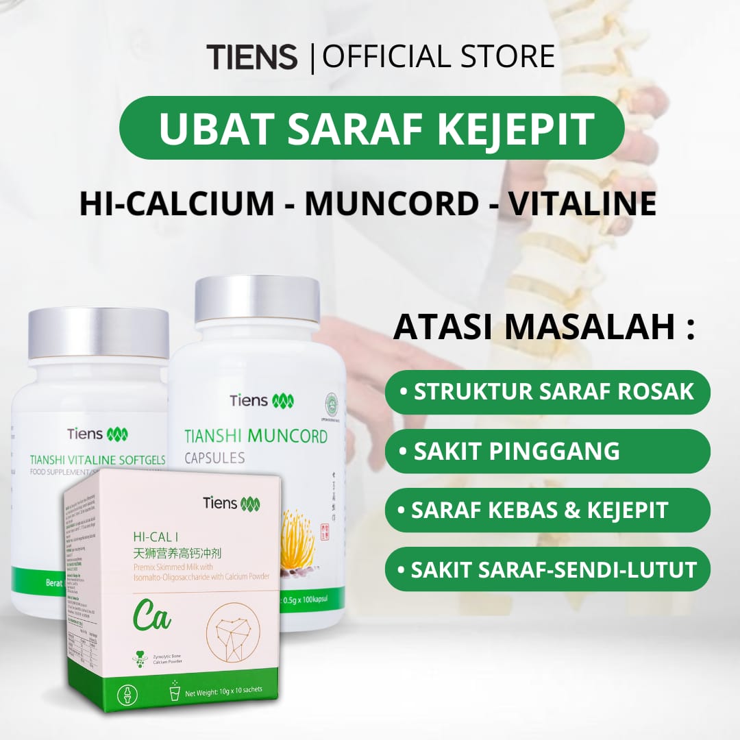 Supplement Ubat Saraf sakit Otot sendi mengatasi Sakit Lutut sakit ...
