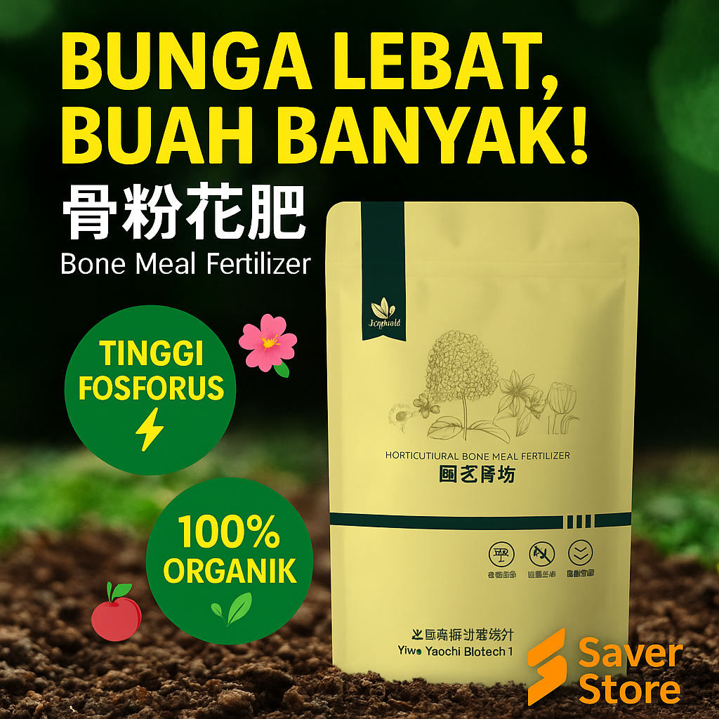 Baja Tulang Bunga & Buah | 骨粉花肥 有机 | Bone Meal Fertilizer Organic ...