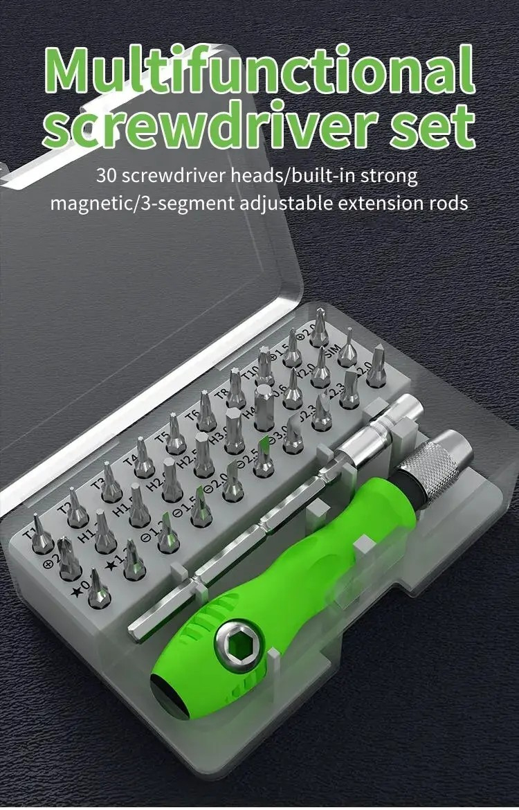 32 in1 Precision Screwdriver Set Repair Torx Screw Driver Phone Laptop ...