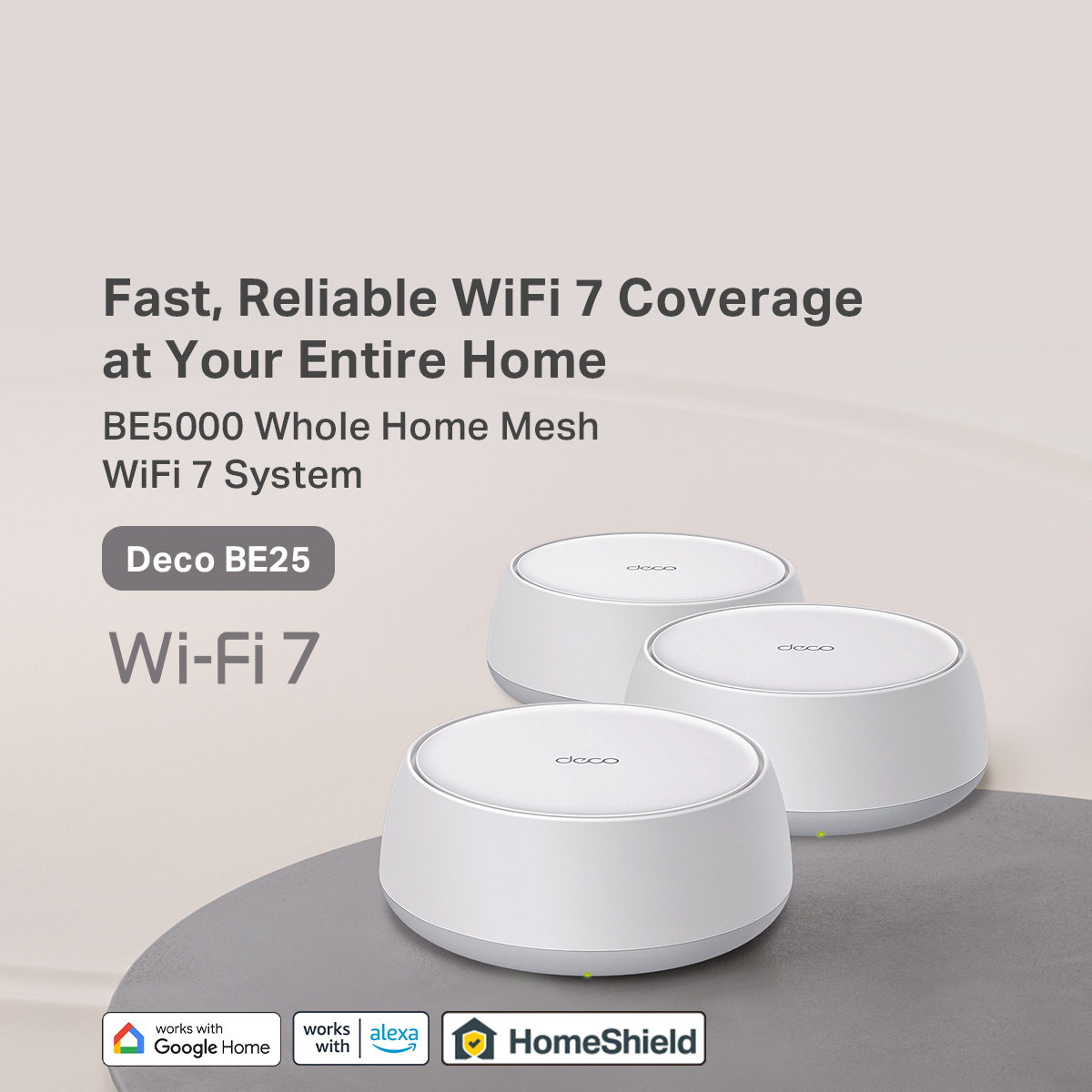 TP-Link Deco BE25 BE5000 WiFi 7 Mesh Seluruh Rumah – Dikuasakan AI ...