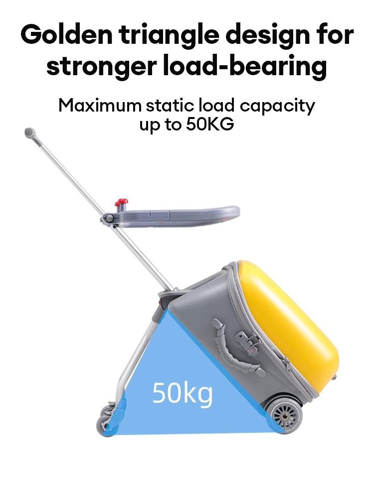 BOLDEDGE Ride-On Kids Suitcase with Brake Cabin Trolley for Family 行李箱 ...