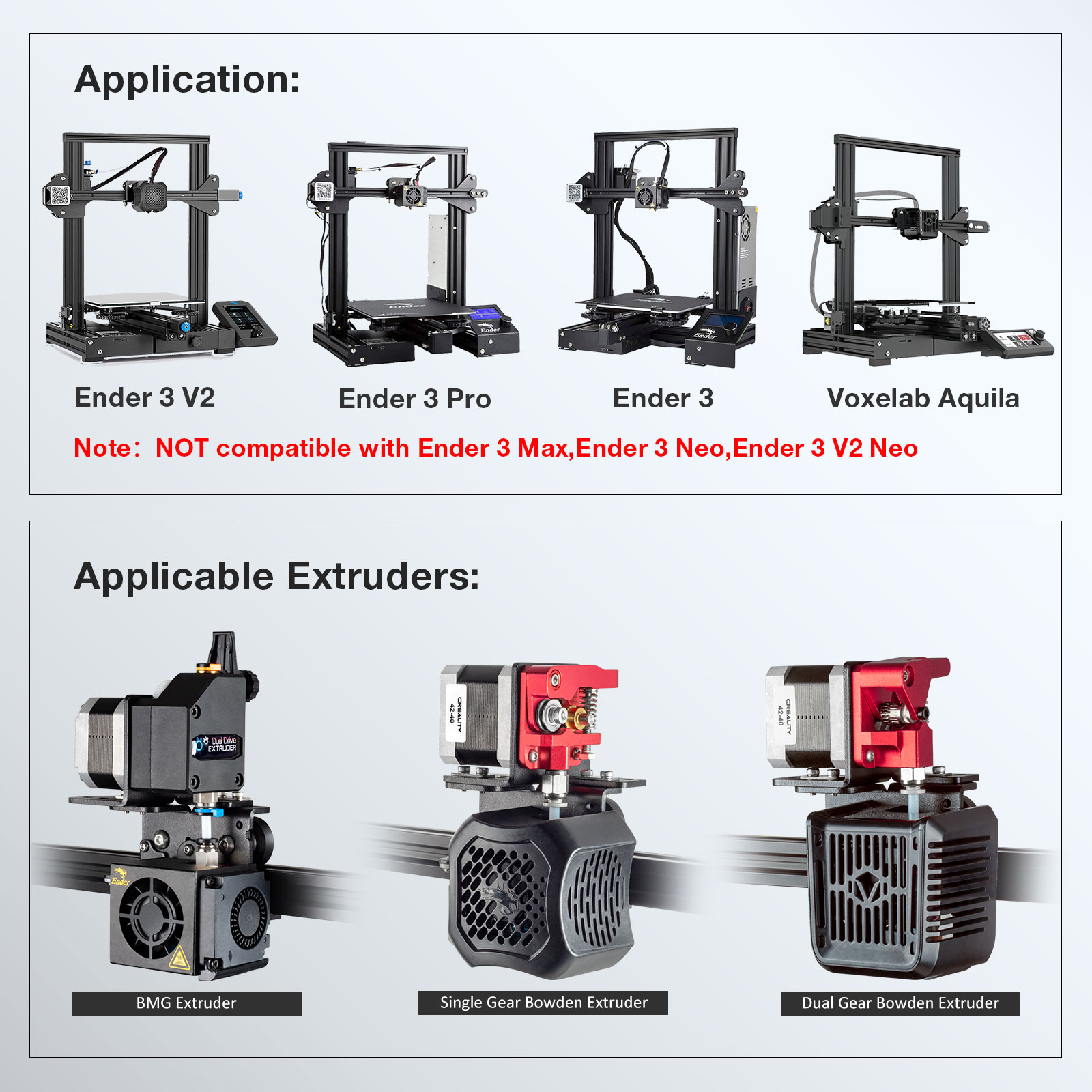 3D Printer Ender 3 Direct Drive Upgrade Conversion Bracket for Ender 3 ...