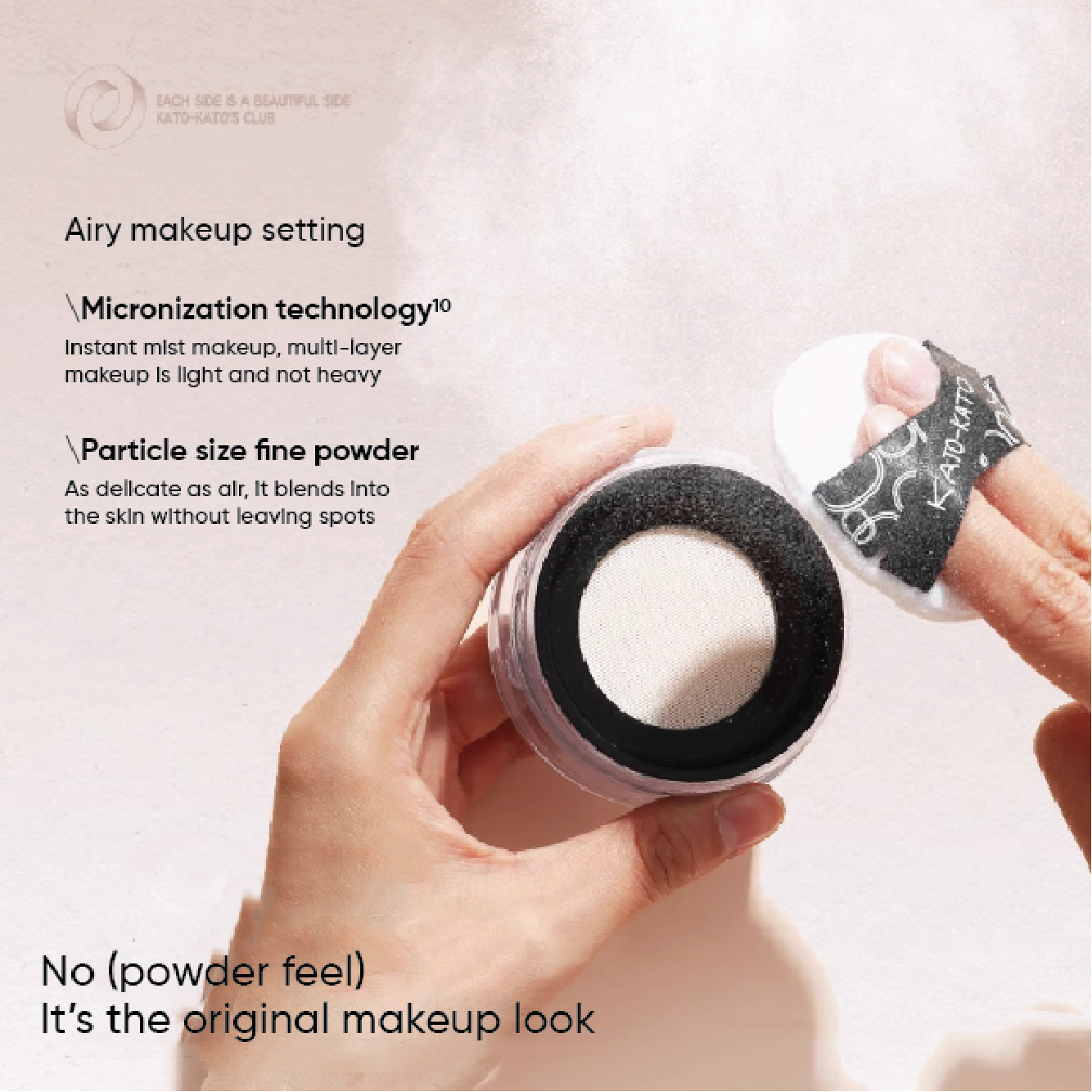 [THCO] KATO-KATO Refresh Makeup Setting Powder Oil Control Loose Powder ...