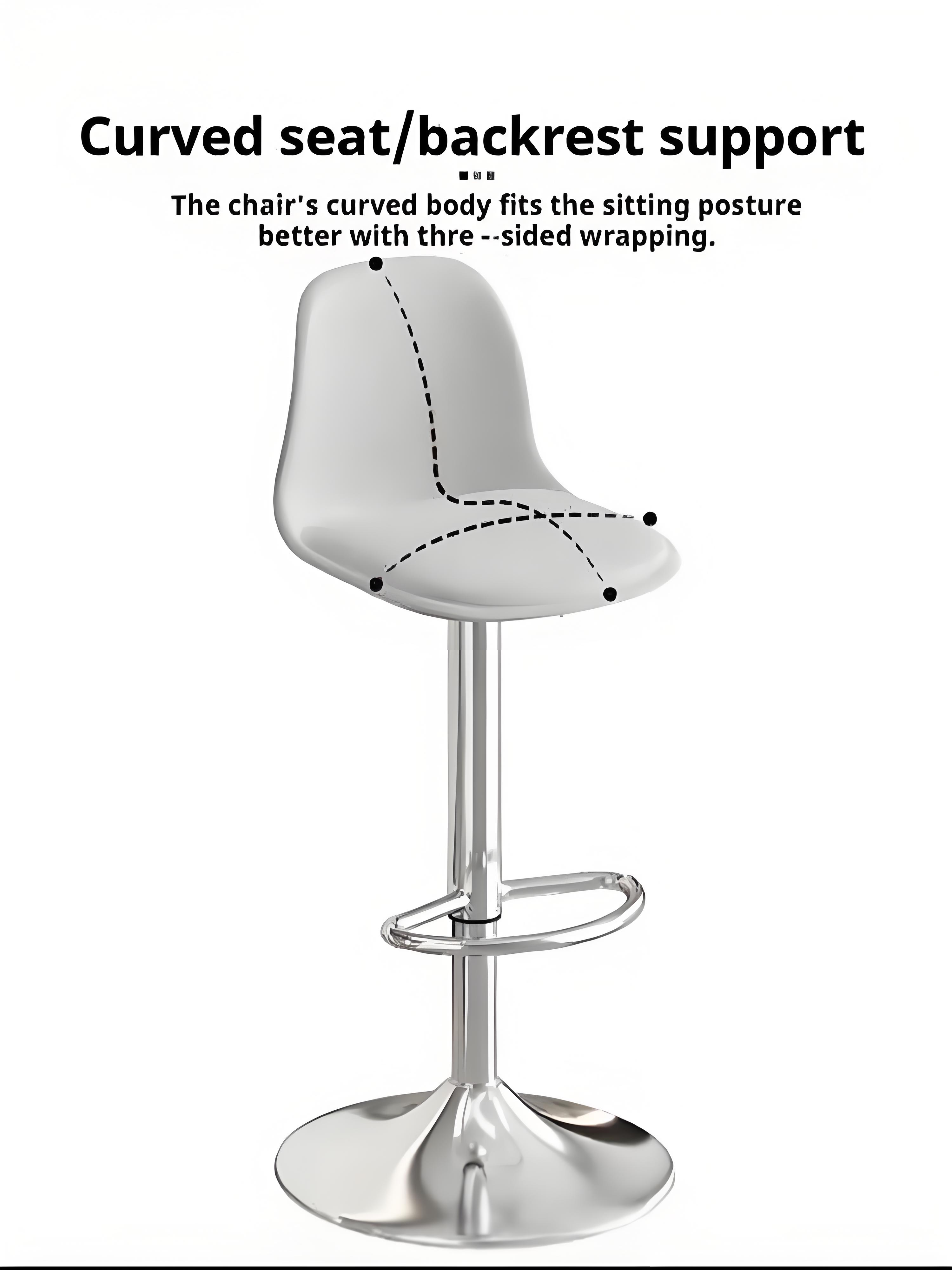 CC-Bar Chair Bar Stool Bangku Bar Upper And Lower Adjustable Range 75 ...