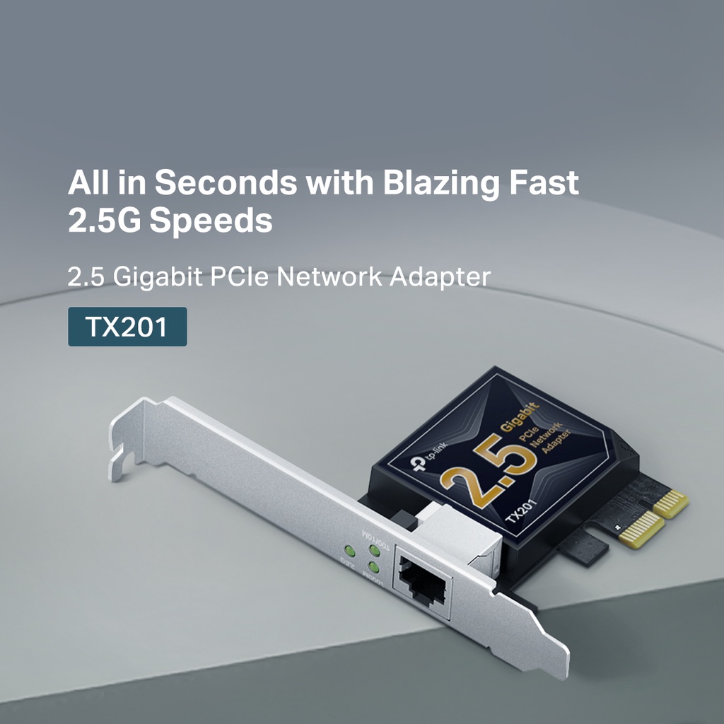 TP-Link TX201 Kad Rangkaian PCIe 2.5 Gigabit (Akses Internet 2.5G/NAS ...