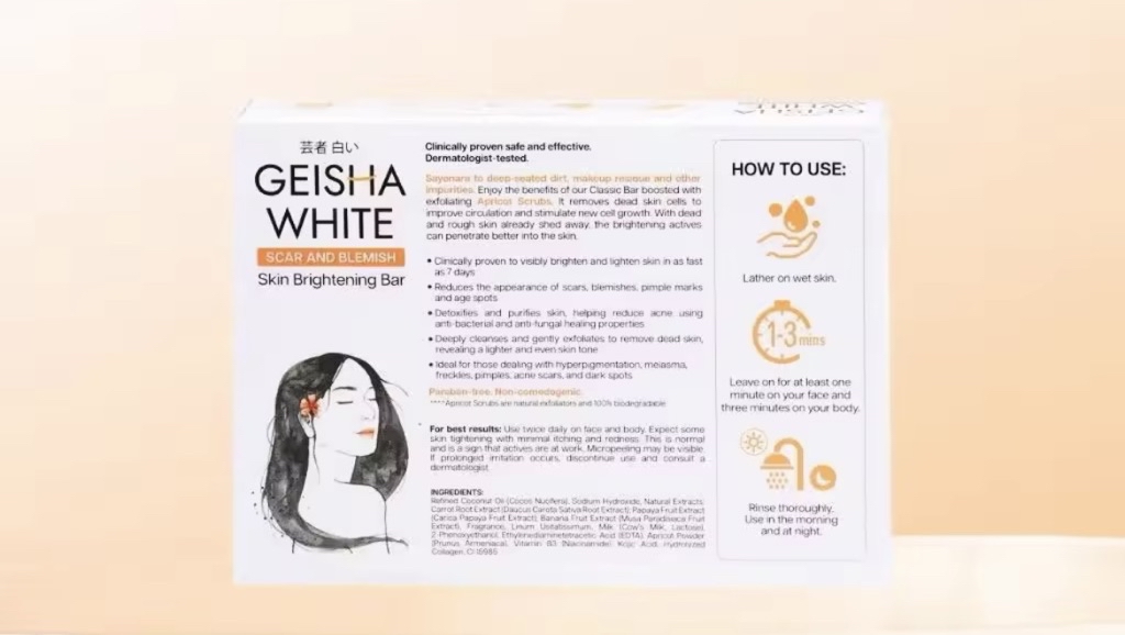 Geisha white Whitening Soap Intense 65gx3 Original | Shopee Malaysia