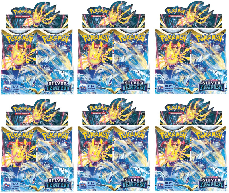 Pokémon TCG Sword & Shield: Silver Tempest – Booster Box Case (Factory ...