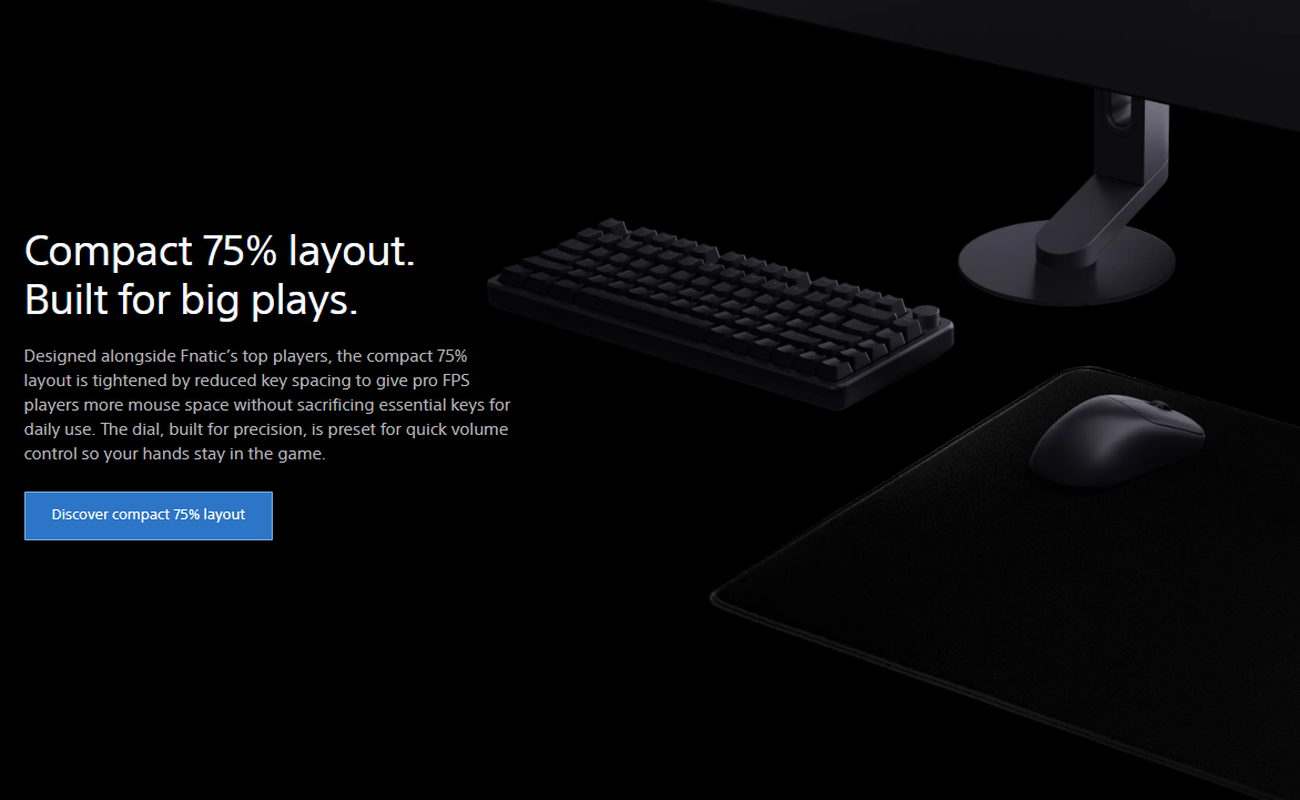Sony INZONE KBD-H75 Gaming Keyboard | Compact Layout | Gasket Mount ...