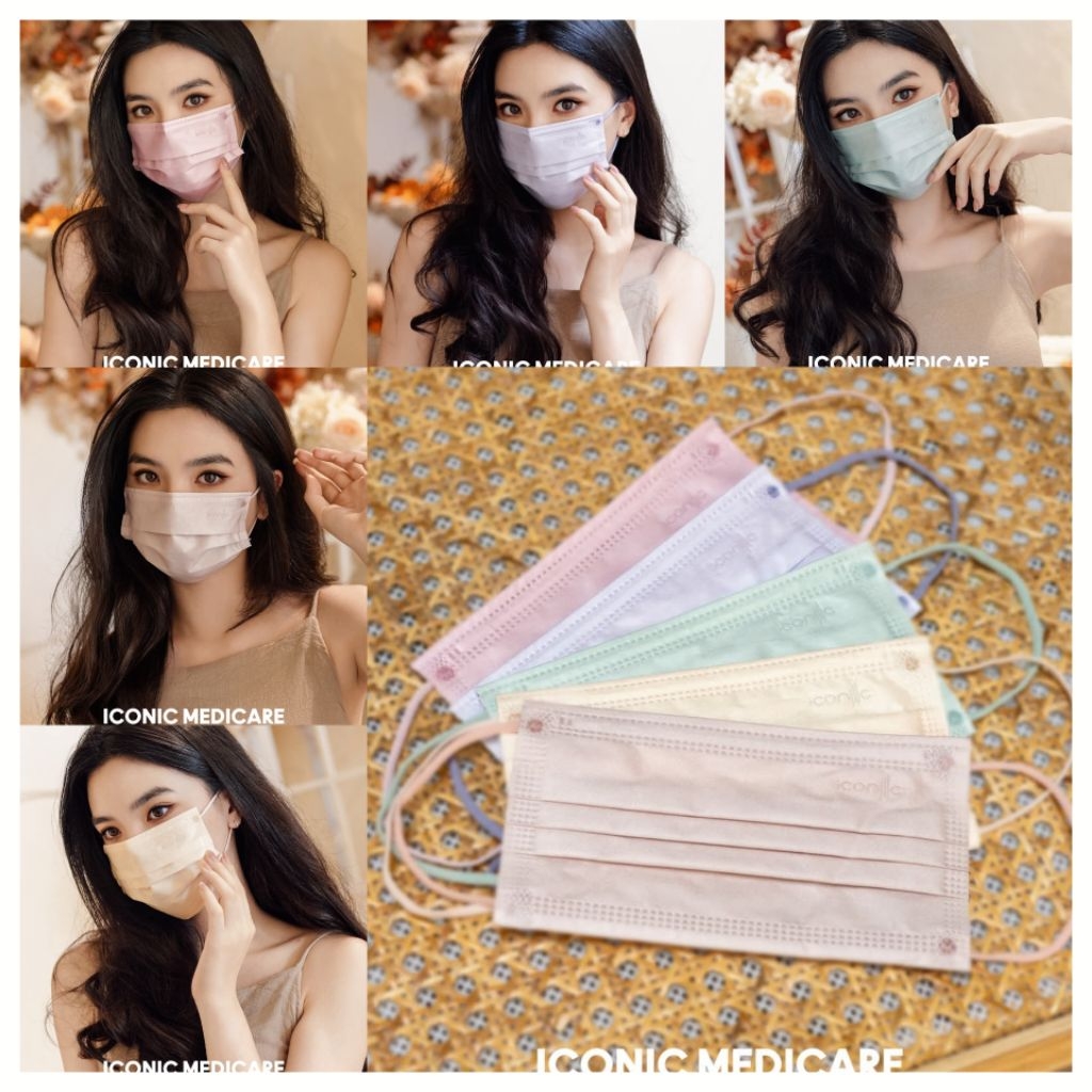 Iconic 4 Ply Medical Face Mask - Starry Night Cotton Candy(50pcs ...