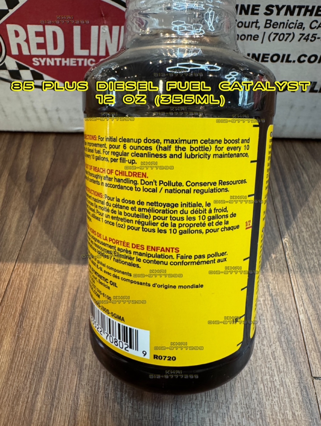 REDLINE 85 Plus Diesel Fuel Catalyst 355ML Red Line Cleaner Fuel ...