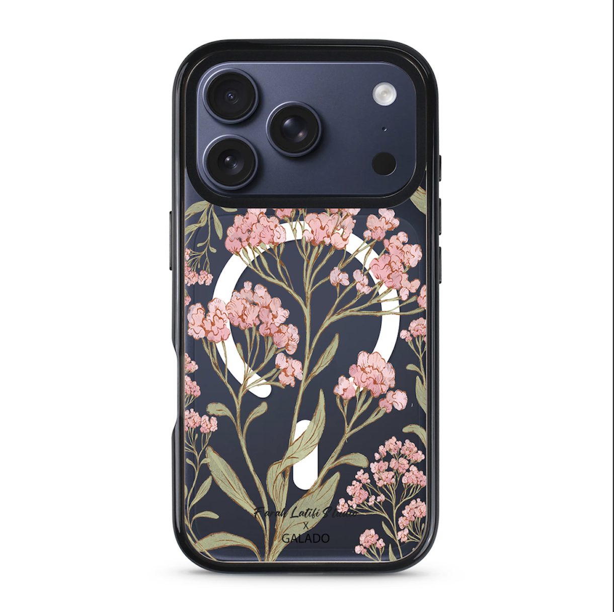 GALADO x Farah Latifi - Rosy Whisper for iPhone 17/16/15/14/13 Pro Max ...