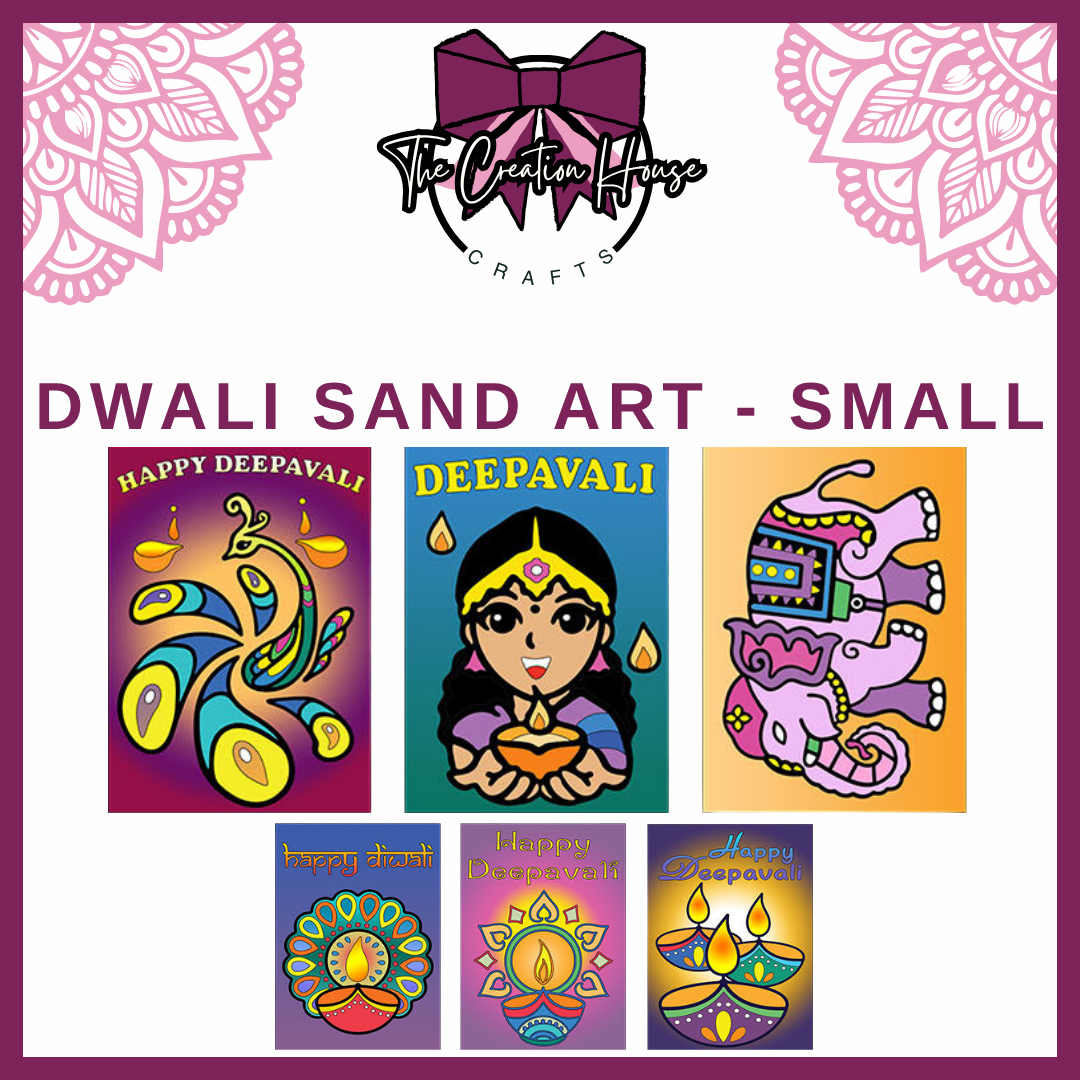 Deepavali Sand Art Card Kit – DIY Festival Craft for Kids & Families ...