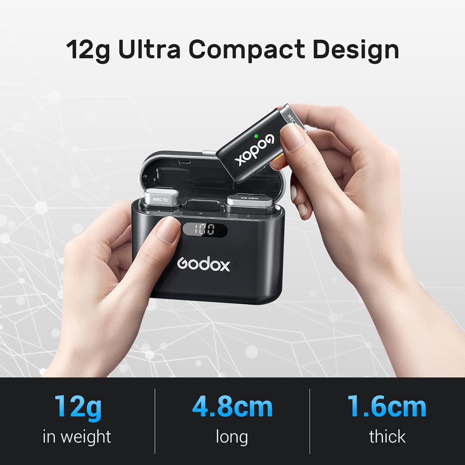 Godox WEC 2-Person Wireless Microphone System for Cameras and Mobile ...