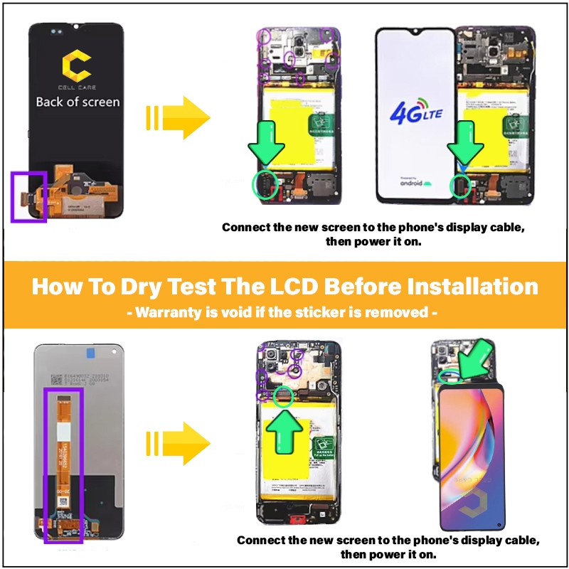 LCD Screen Compatible For REALME C1 C2 C3 C11 C12 C15 C17 C20 C21 C21Y C25 C25S C25Y C30 C30S ...