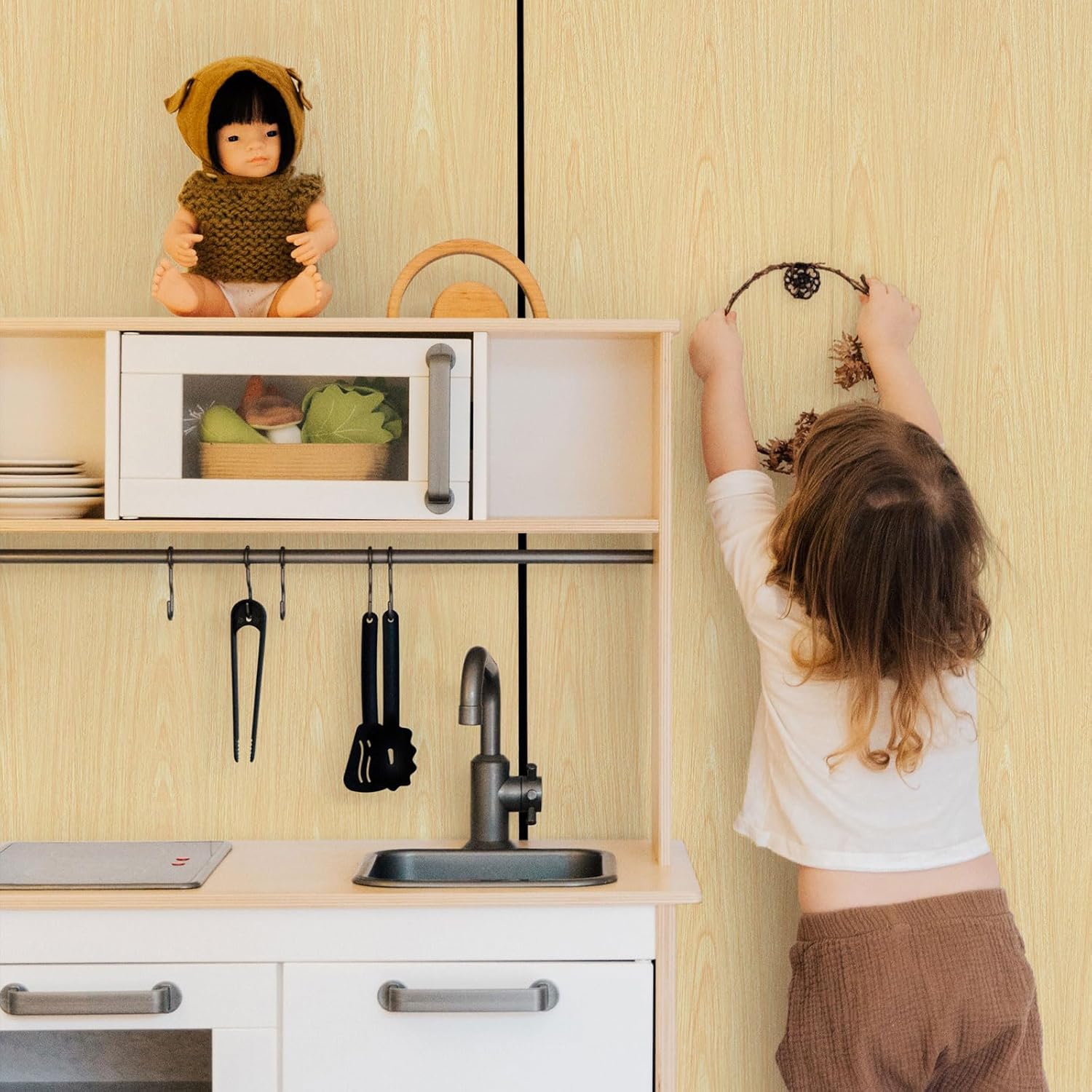 10m * 60cm static wall protection film PP wall sticker anti dirt, anti kick, waterproof and ...