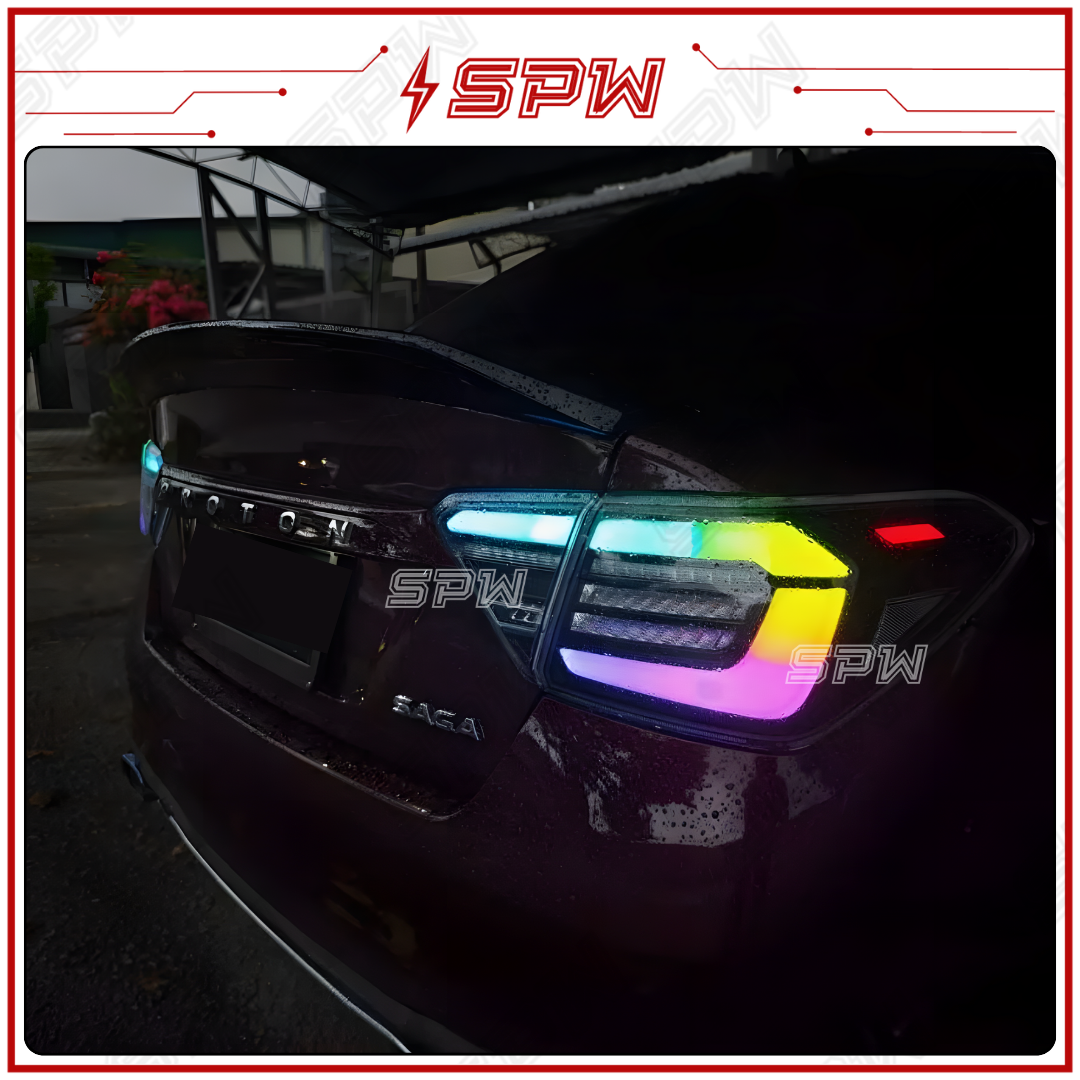 Proton Saga (2016-2024) V2 RGB Tail Lamp Tail Light Taillamp Taillight ...