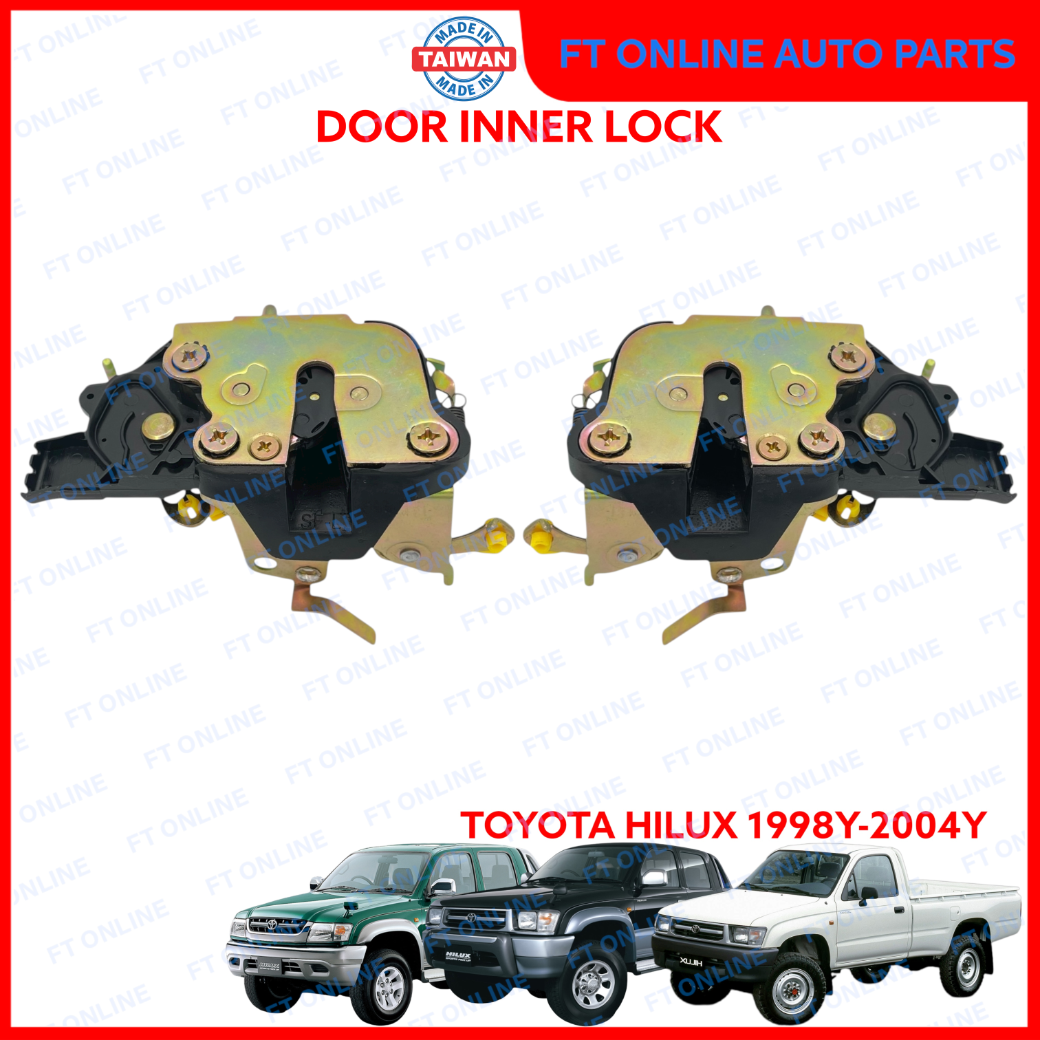 TOYOTA HILUX 1998-2004 LN166 KDN165 KDN190 DOOR INNER LOCK/LATCH 1999 ...