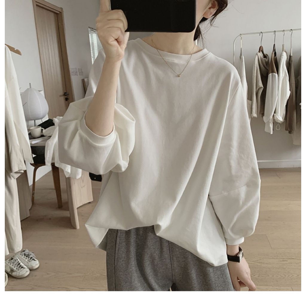 Cherryshop 💕 Ready Stock 💕 Harajuku Style Oversize Cute Long-sleeved T ...