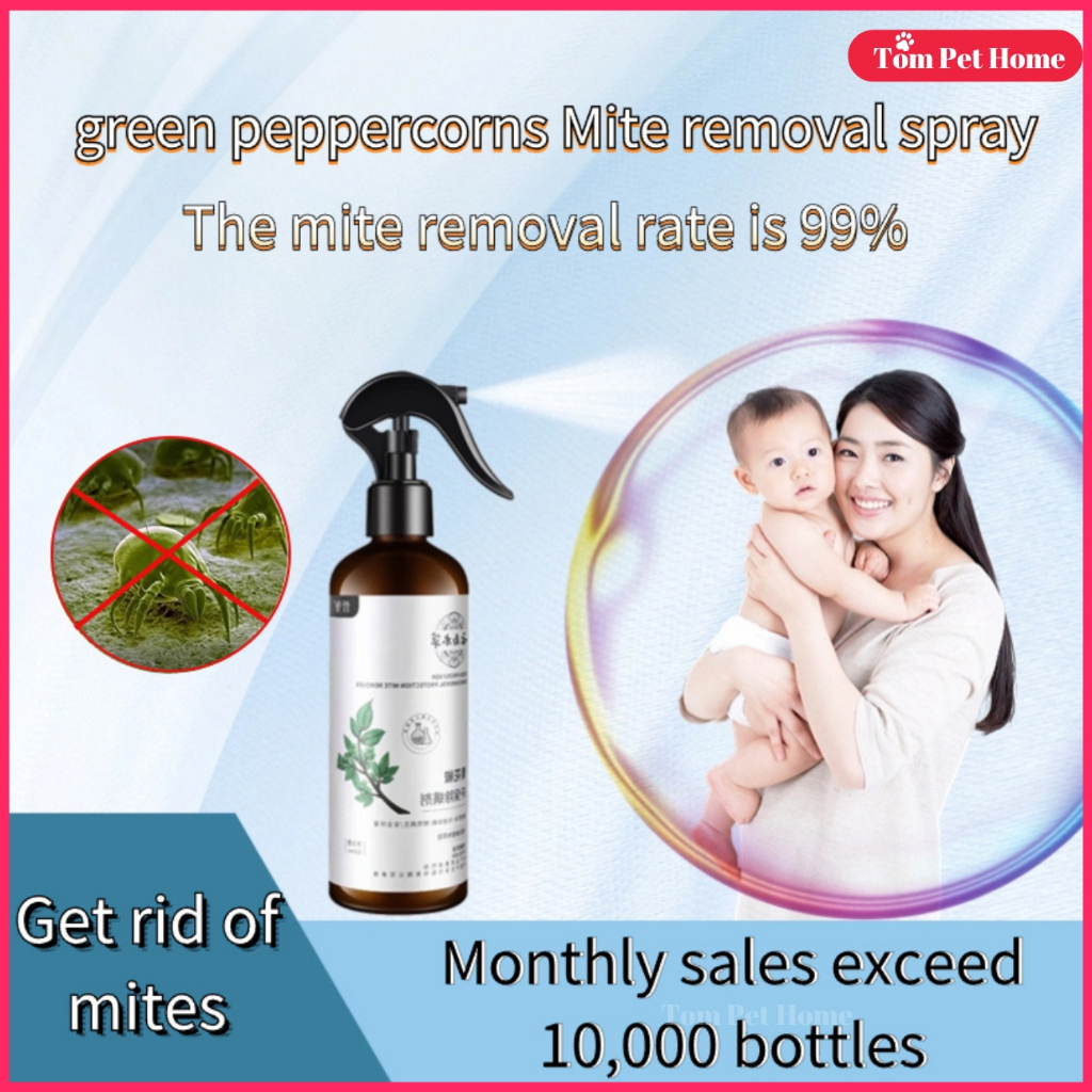 TOM🐾 300ML Bed Bug Dust Mite Removal Spray Home Bedroom Use Kill ...